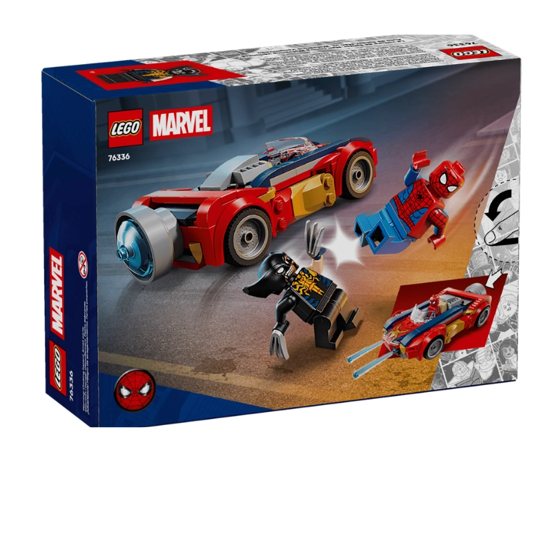 LEGO Marvel Spider-Man Car Vs. Venomized Wolverine 134 Pieces | Mind ...