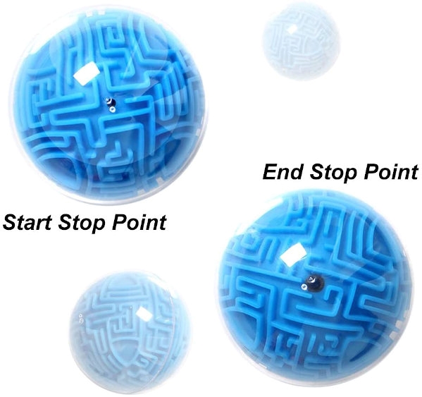 3D Maze Ball Maze Puzzle Ball Fidget Toys Magic Brain, 40% OFF
