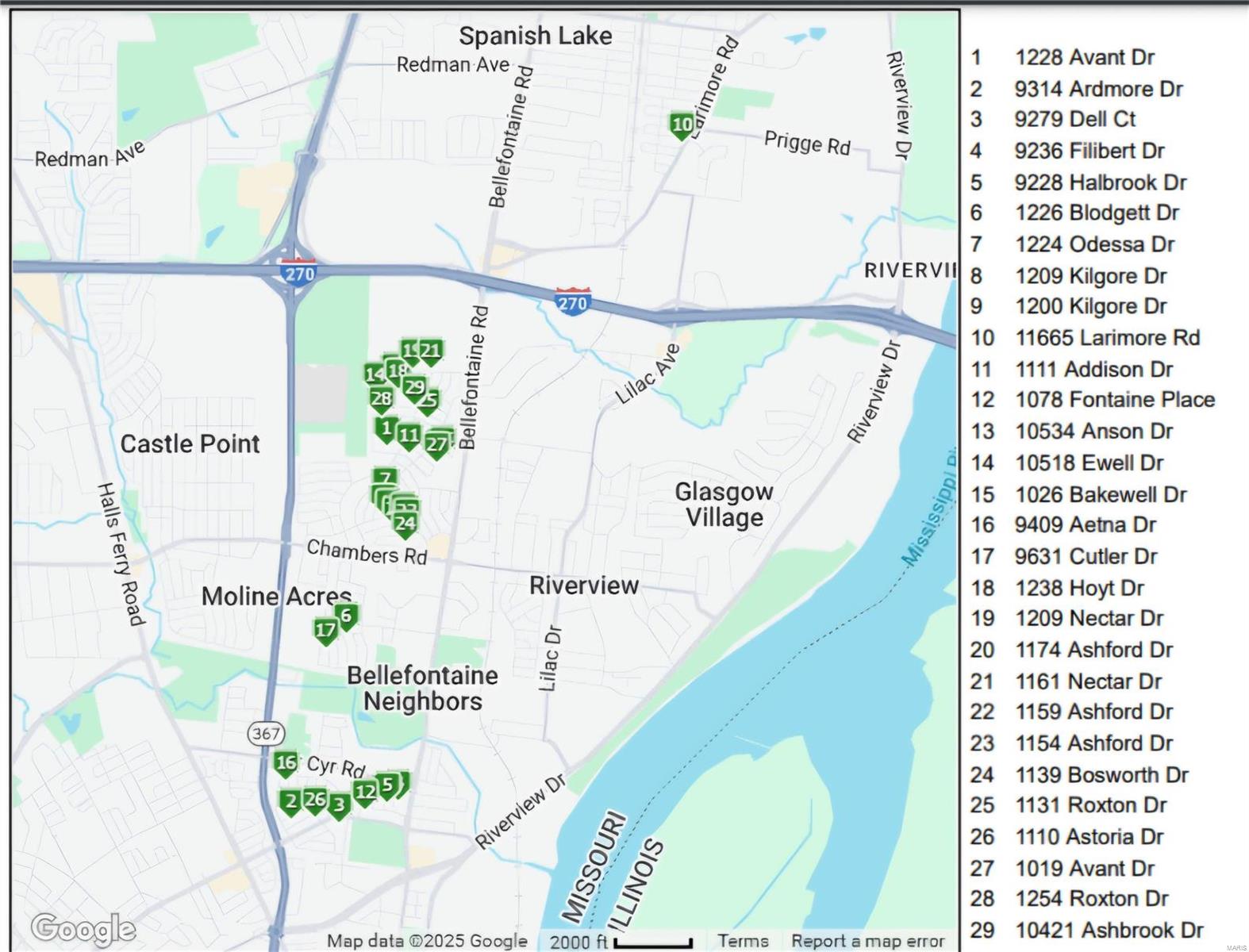 1139 Bosworth Drive For Sale, Saint Louis, MO 63137 Home | ByOwner