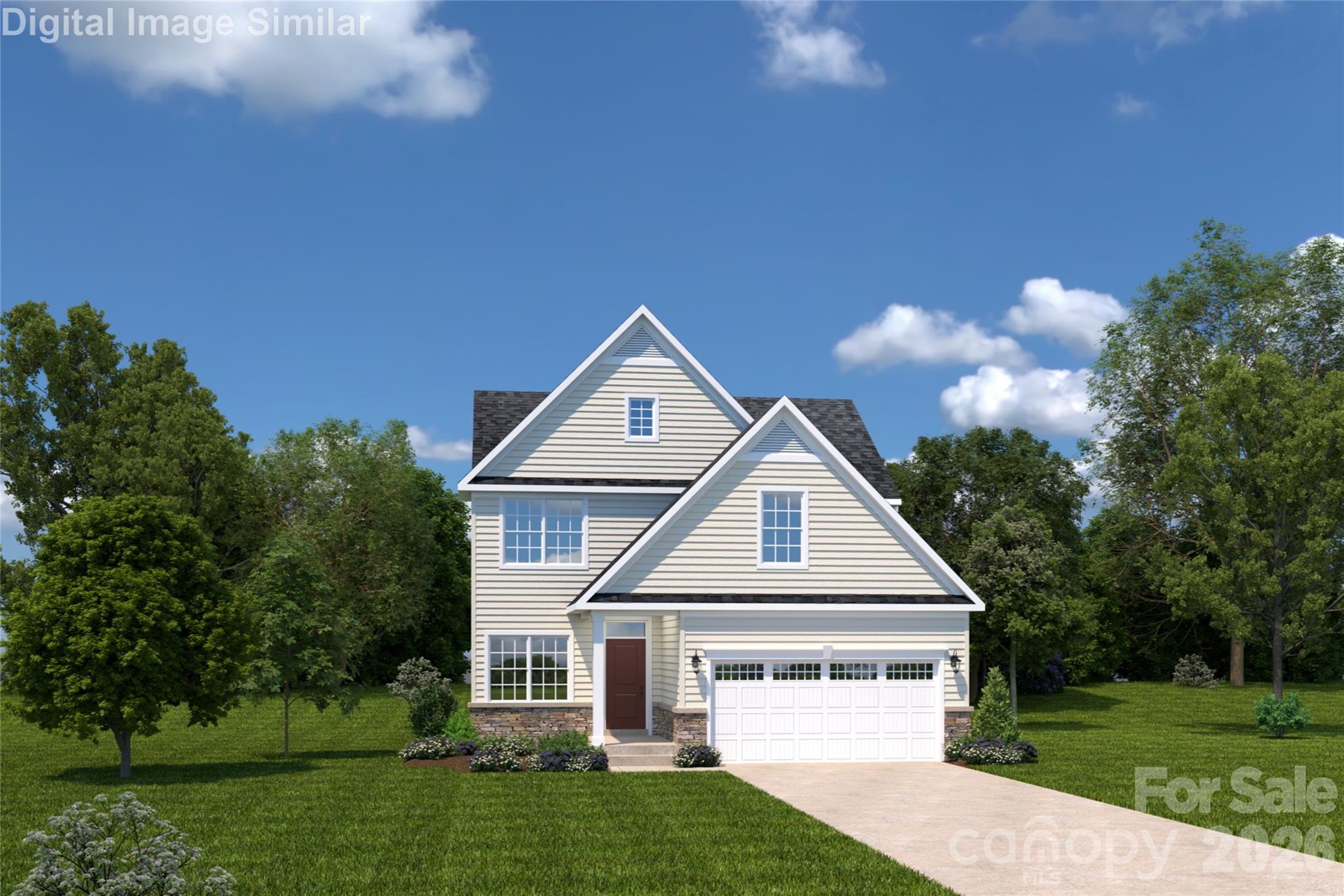 Exterior of 3958 Kelton Way, Charlotte, NC