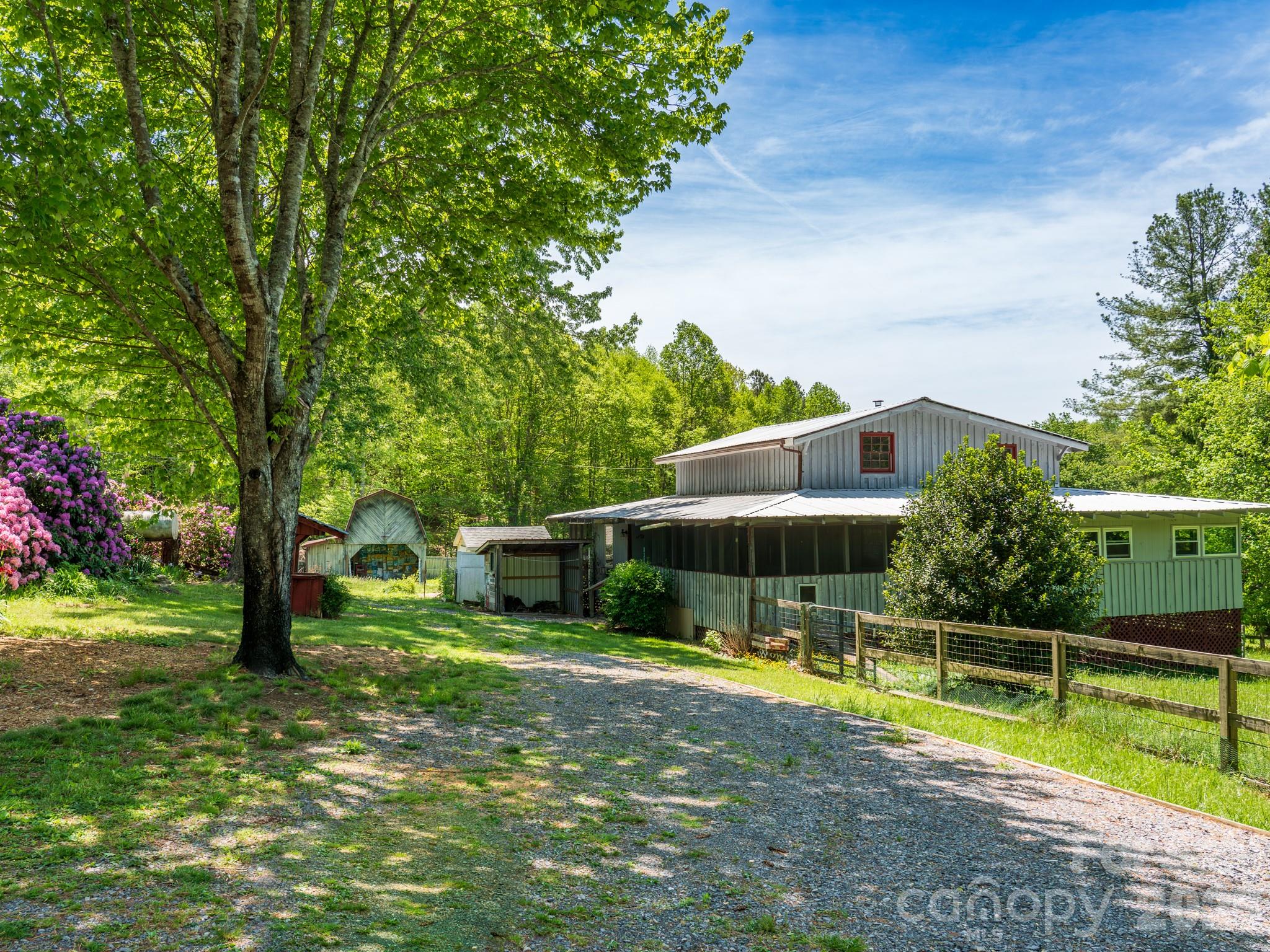 Exterior of 838 Hidden Valley Road, Clyde, NC