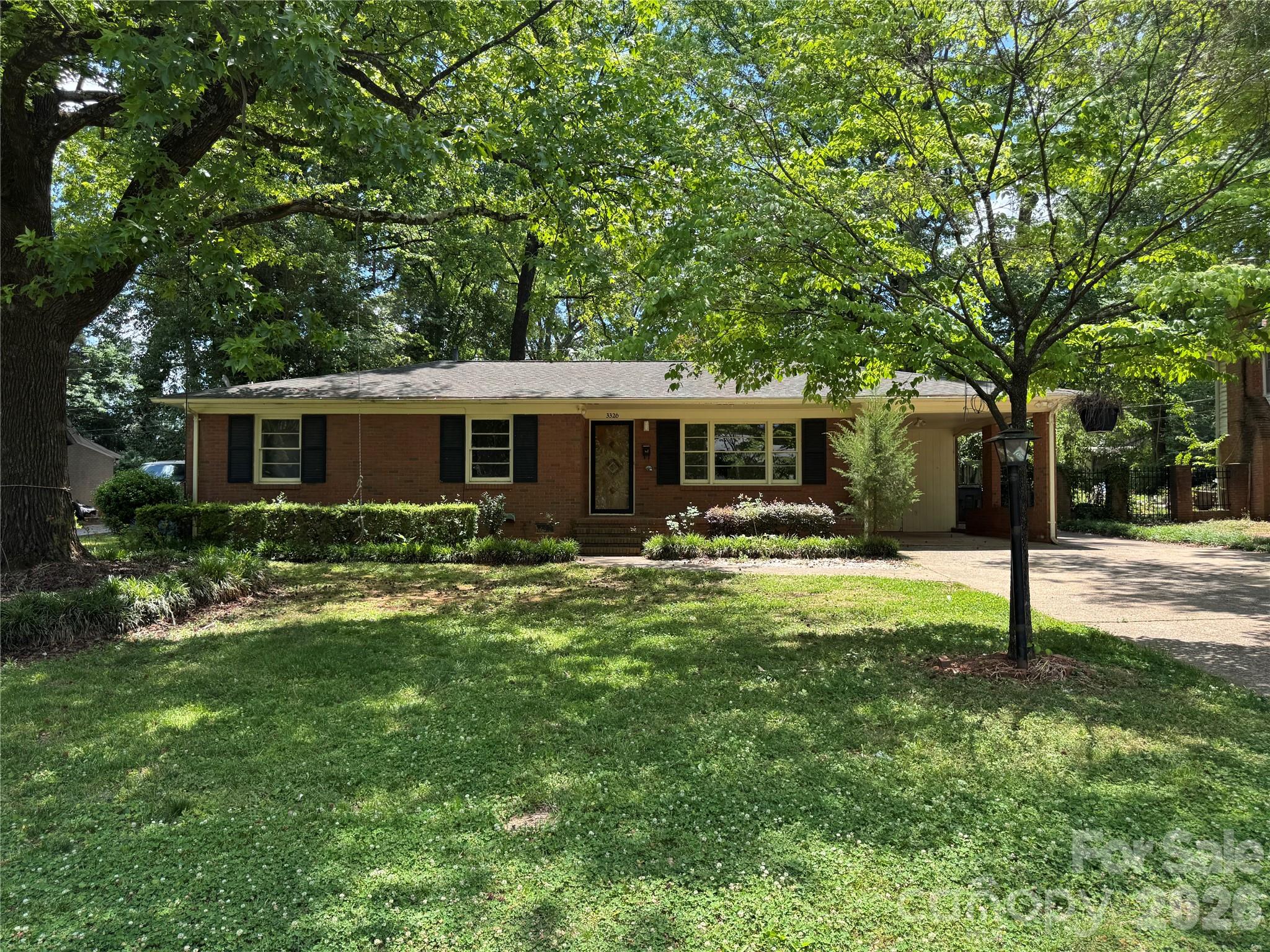 Exterior of 3326 Bonneville Drive, Charlotte, NC