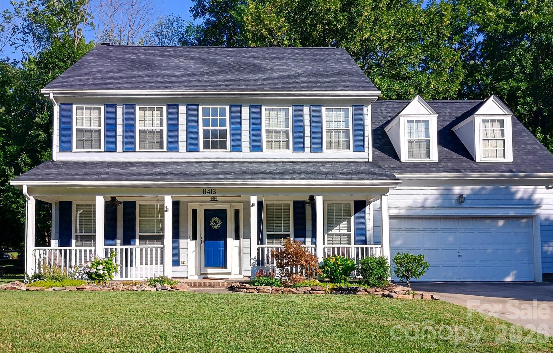 Home for sale at 11413 Hunters Landing Drive, Charlotte, NC — photo 1 of 37