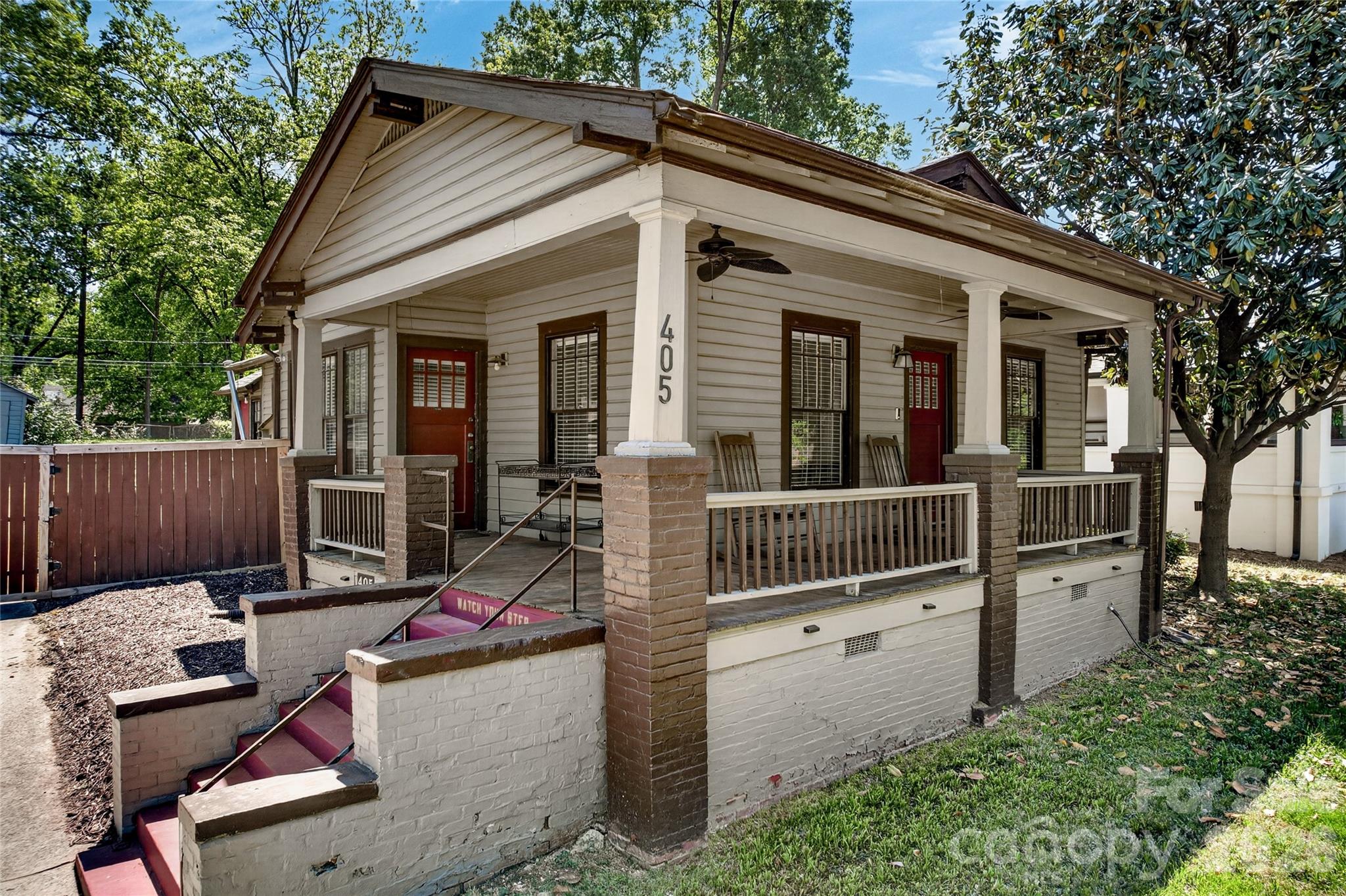 Exterior of 405 Walnut Avenue, Charlotte, NC