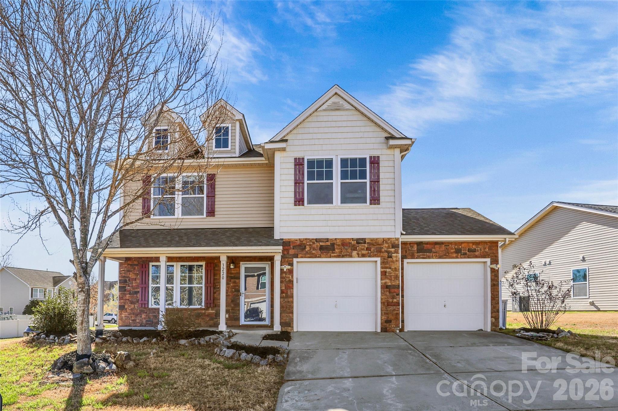 Exterior of 3220 Saddlebrook Drive, Midland, NC
