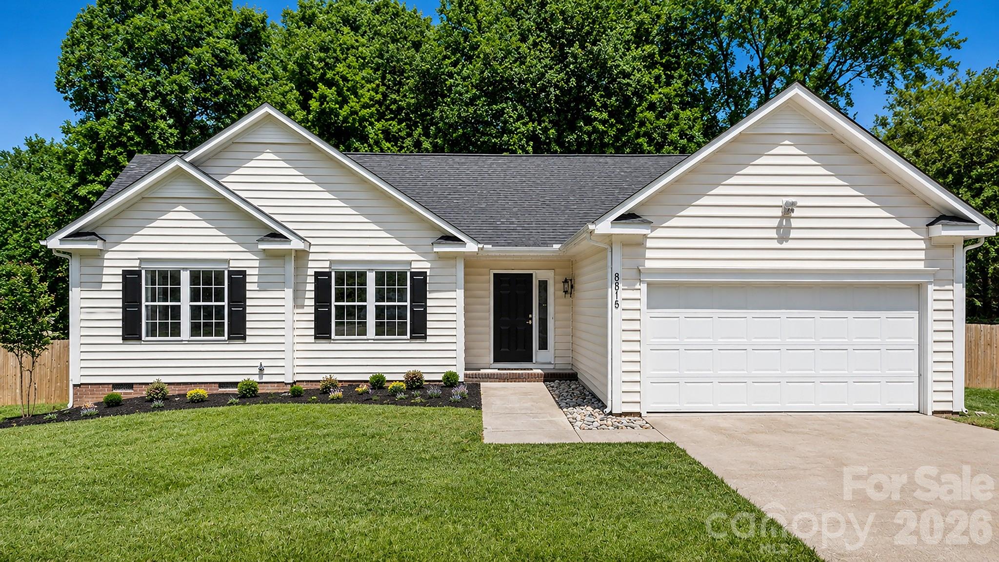 Exterior of 8815 Burnt Umber Drive, Charlotte, NC
