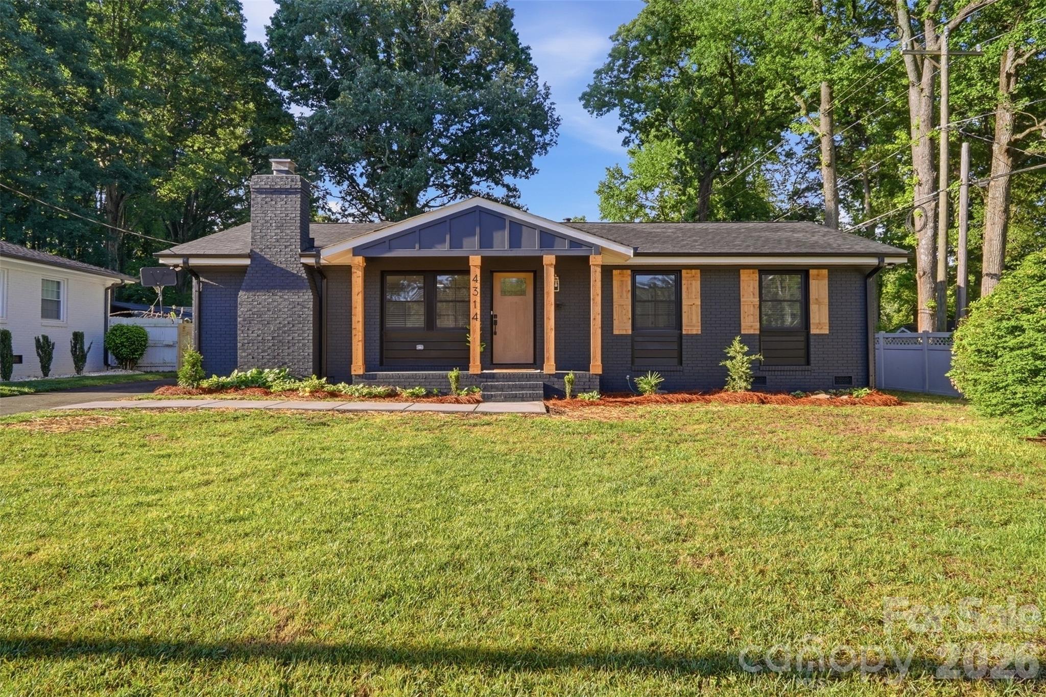 Exterior of 4314 Ivanhoe Place, Charlotte, NC