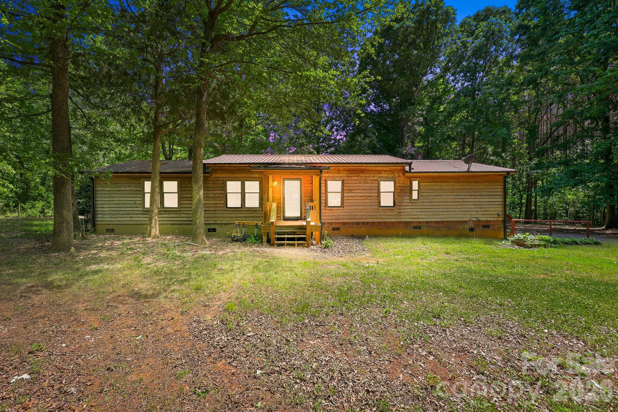 Exterior of 545 Campbell Road, Woodleaf, NC