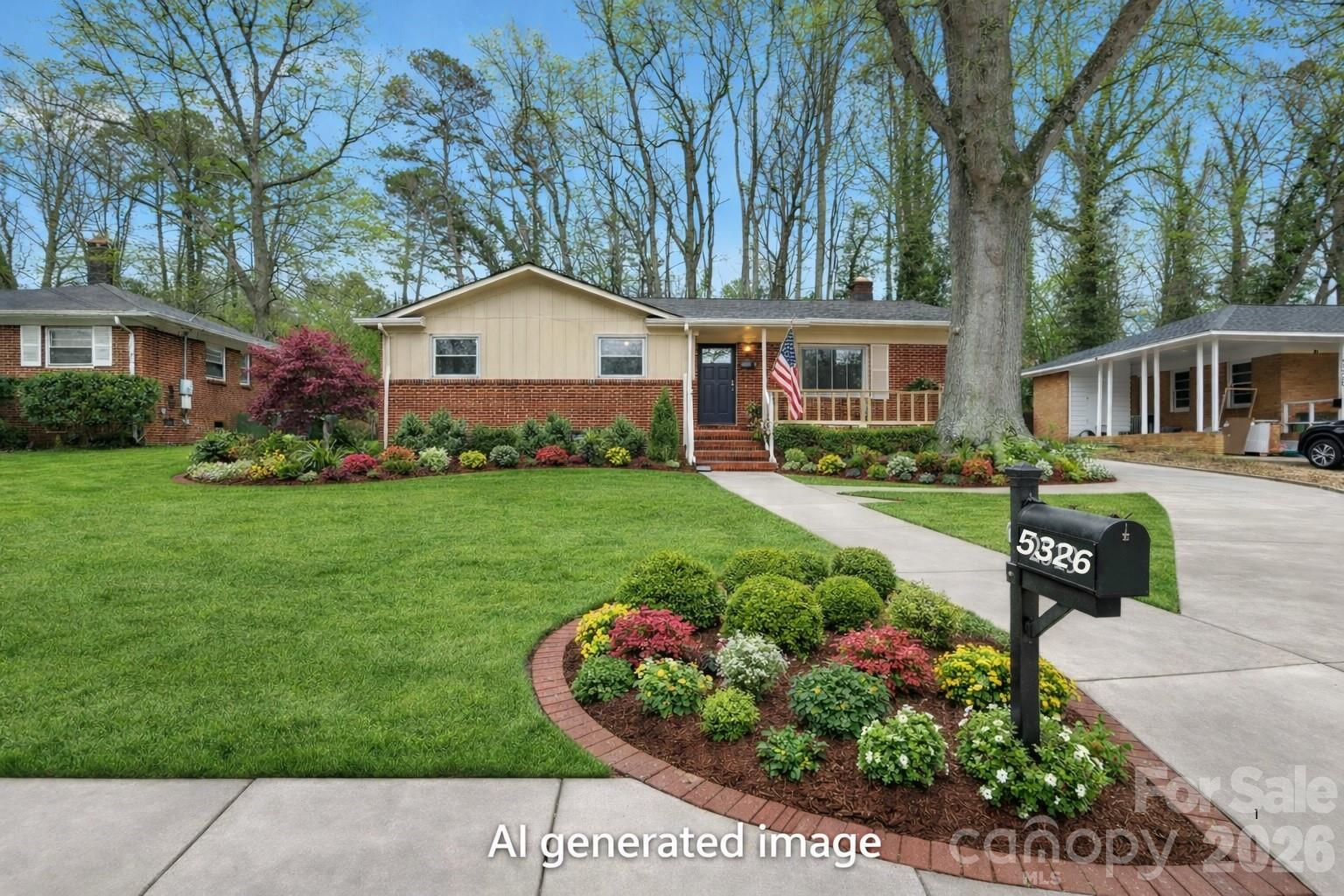 Home for sale at 5326 Dolphin Lane, Charlotte, NC — photo 1 of 28