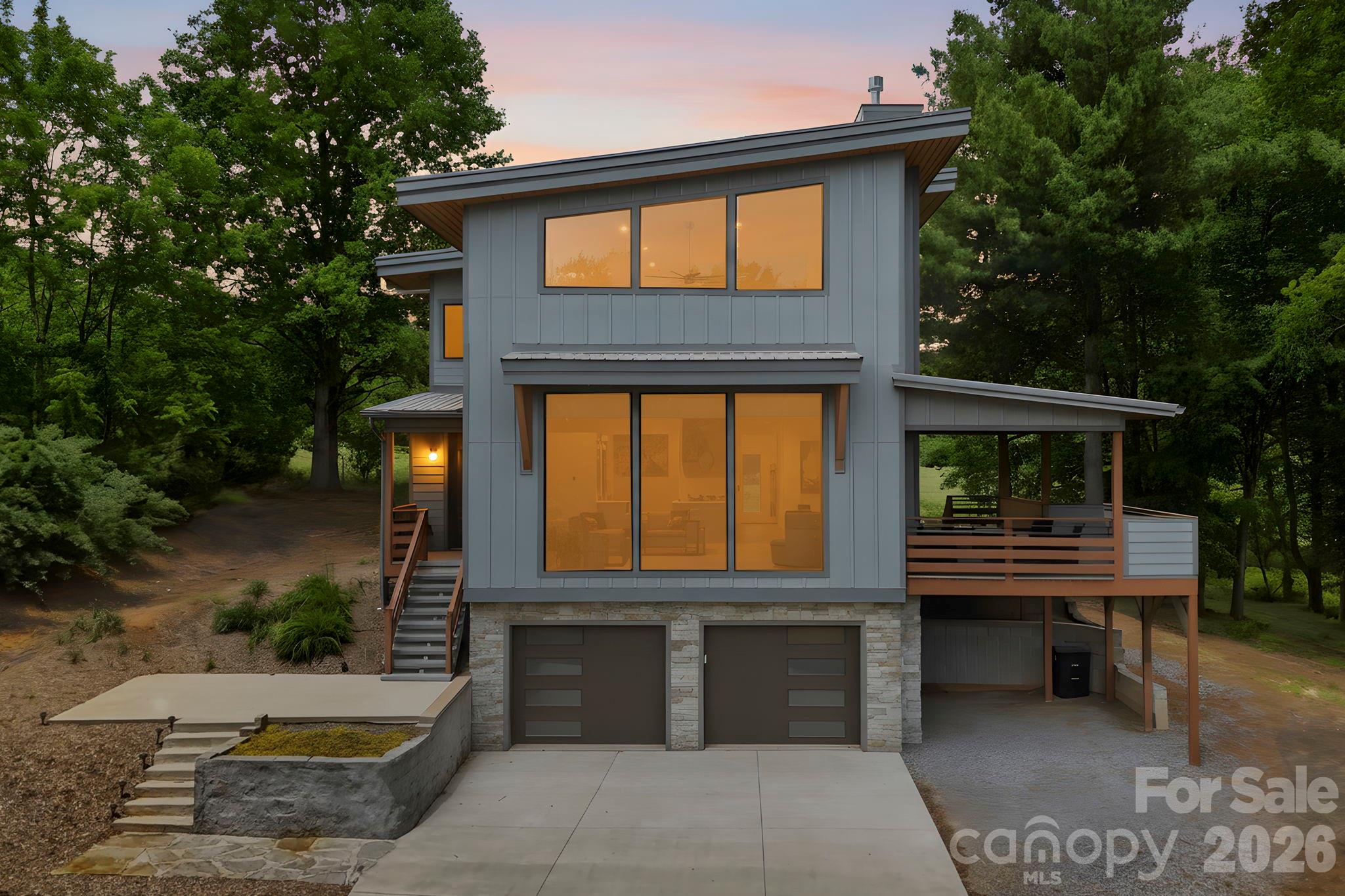 Exterior of 22 Lara Drive, Mills River, NC