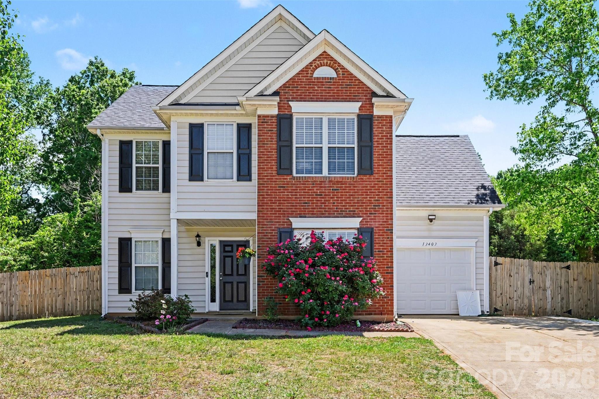 Exterior of 13403 Willow Falls Road, Charlotte, NC
