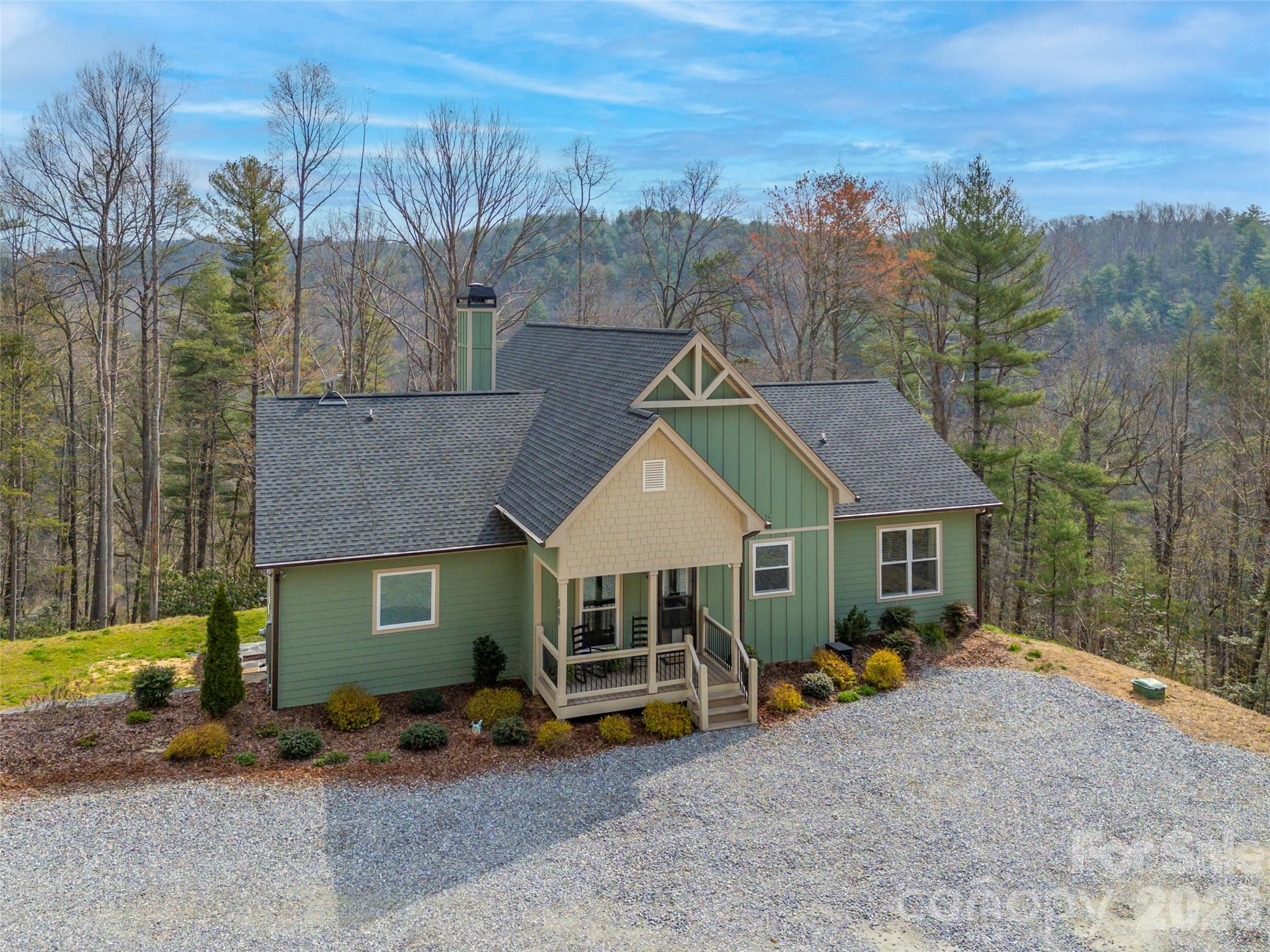 Exterior of 666 Never Blue Road, Flat Rock, NC