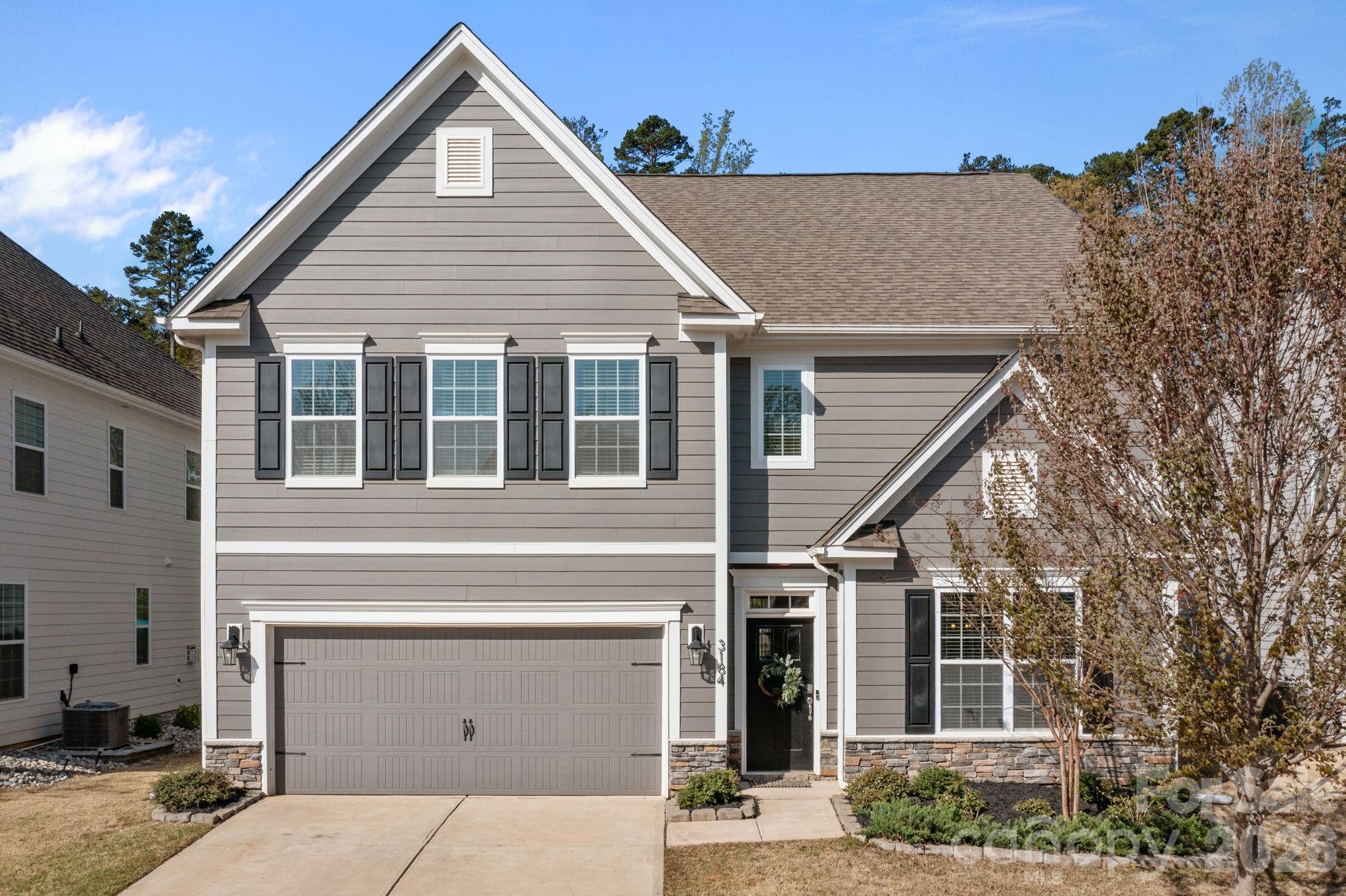 Exterior of 3184 Burnello Court, Iron Station, NC