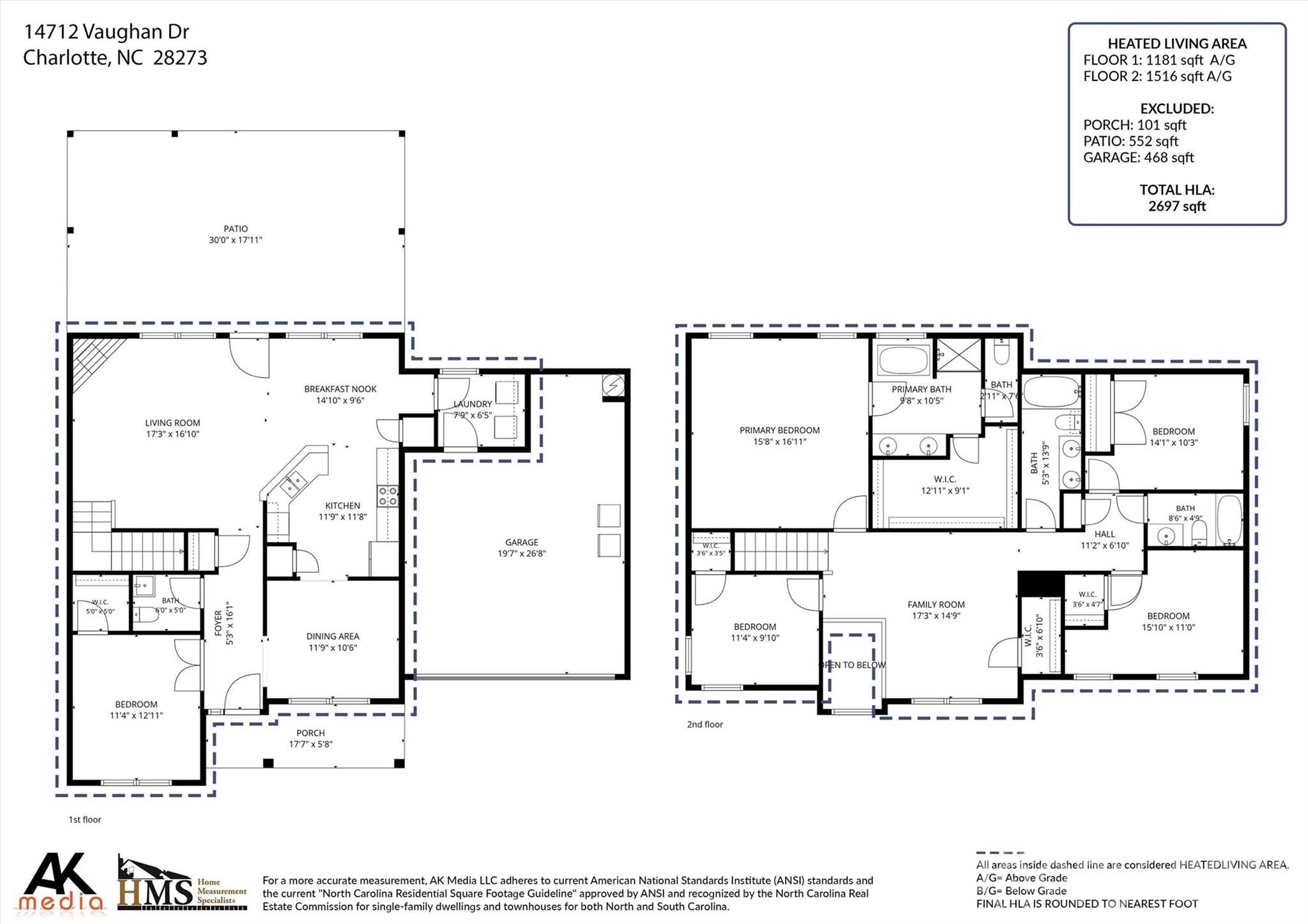 Photo 46 of 14712 Vaughan Drive, Charlotte, NC
