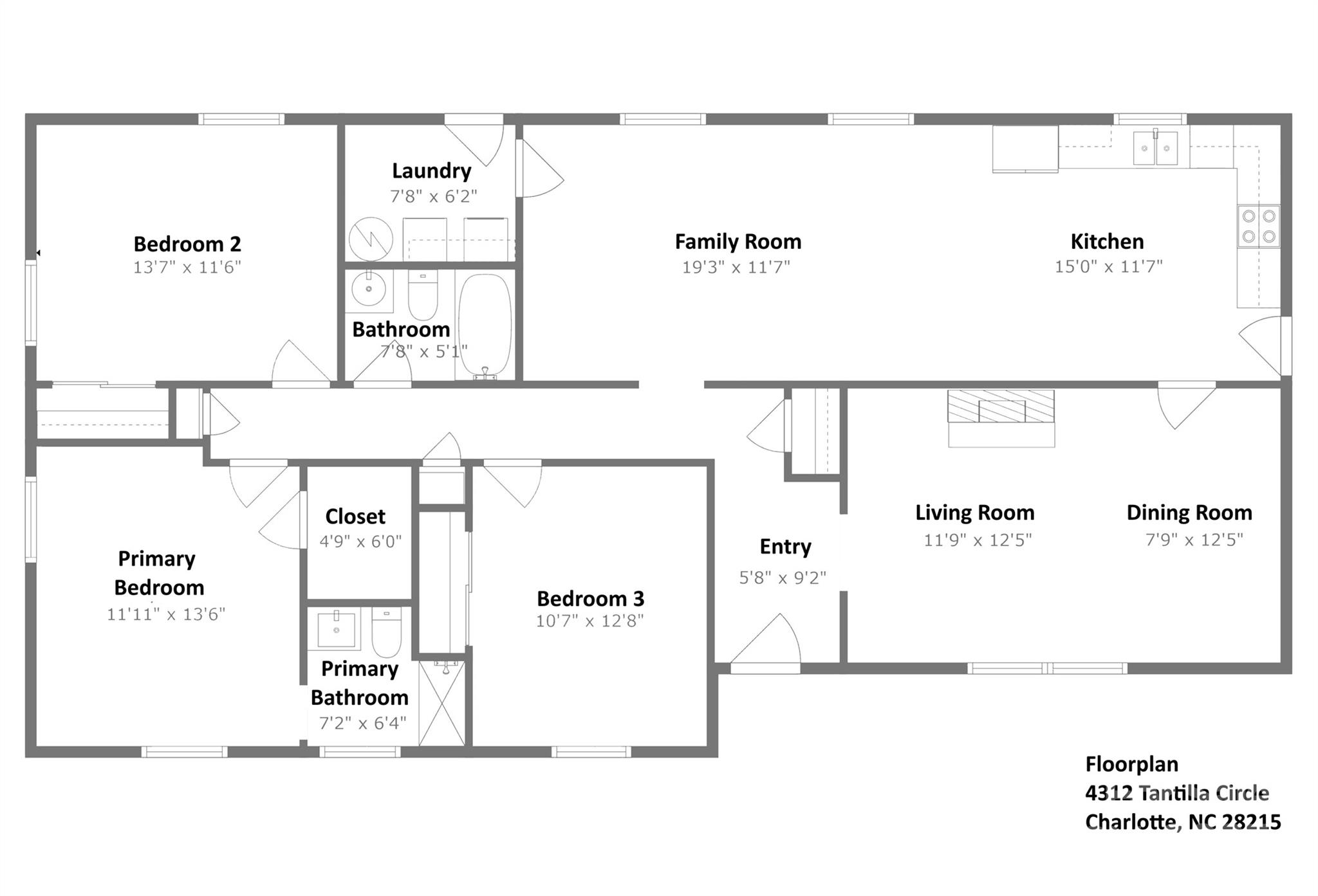 Photo 2 of 4312 Tantilla Circle, Charlotte, NC