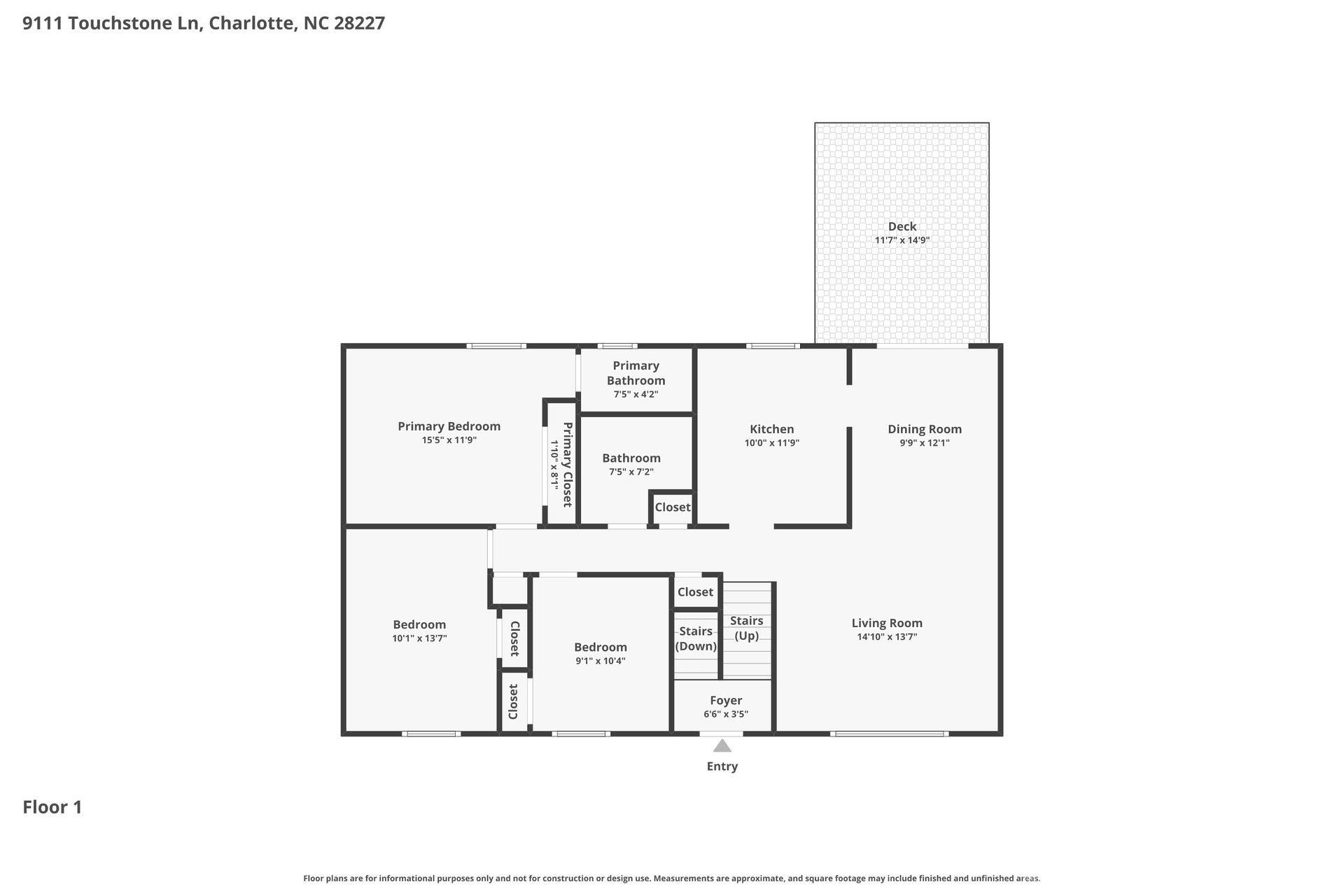 Photo 2 of 9111 Touchstone Lane, Charlotte, NC