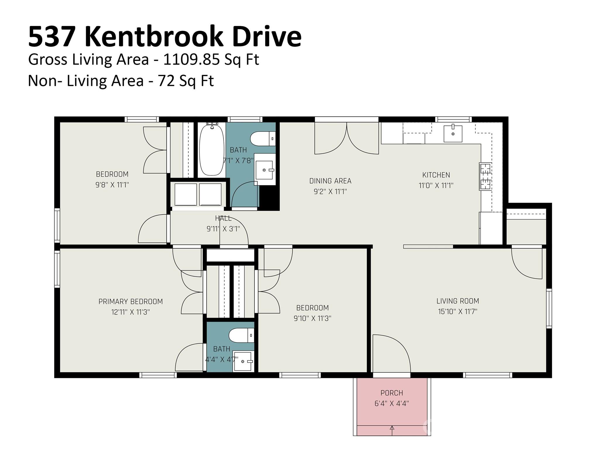 537 Kentbrook Drive, Charlotte, NC - photo 22 of 26
