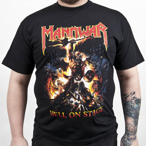 Manowar "Hell On Stage" T-Shirt - Metal Blade Records