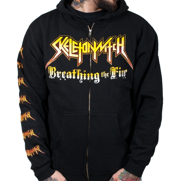 Skeletonwitch "Breathing The Fire" Zip Hoodie - Skeletonwitch
