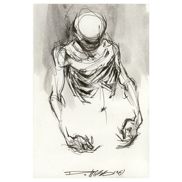 Derek Hess "untitled (1-18-12-2)" Originals - Derek Hess