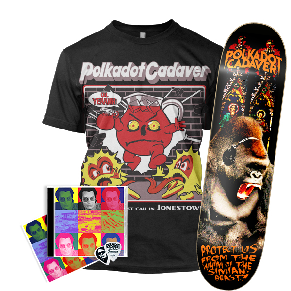 Polkadot Cadaver "Kool Aid Skateboard Deck Package" CD + T-shirt ...