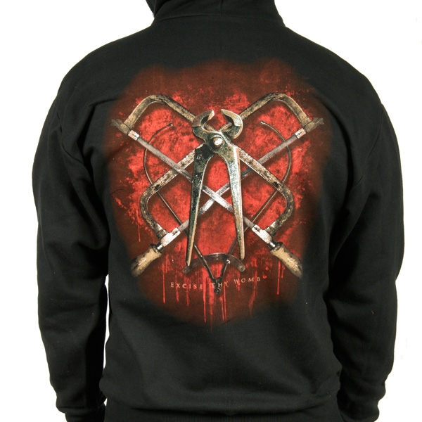 Aborted "Aborted Mask Zipper Hoodie" Zip Hoodie - Aborted