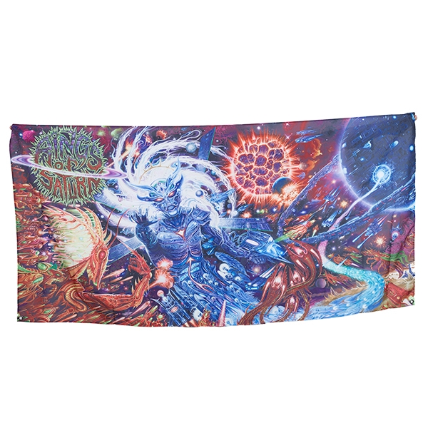 Rings of Saturn "Lugal Ki En Banner Flag" Flag - IndieMerchstore