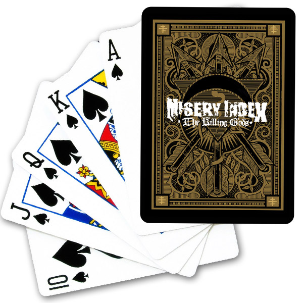 Misery Index "The Killing Gods" Playing Cards - Misery Index