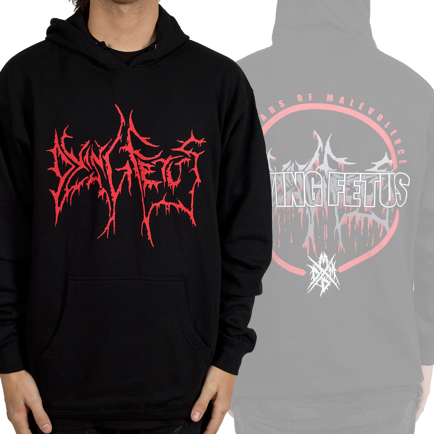 Dying Fetus "25 Years Of Malevolence" Pullover Hoodie - Dying Fetus