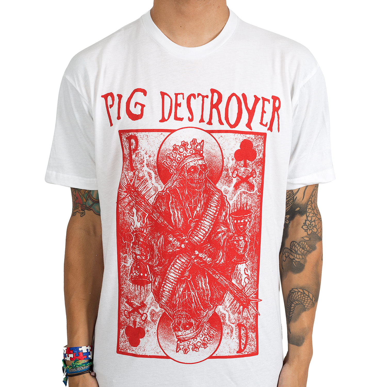 Pig Destroyer "King Of Clubs" T-Shirt - Pig Destroyer