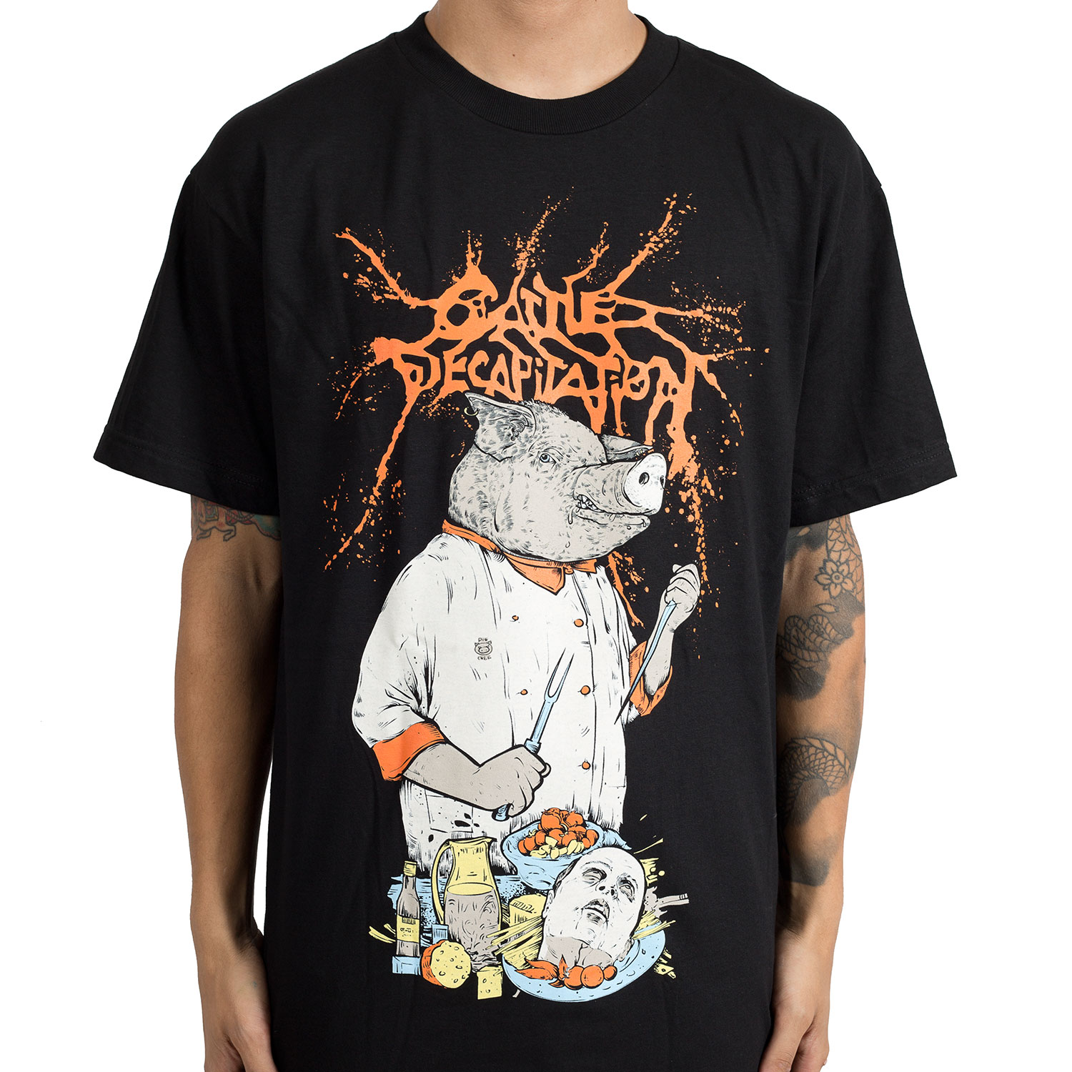 Cattle Decapitation "Pig Chef" T-Shirt - Cattle Decapitation