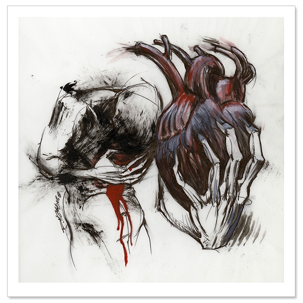 Derek Hess "Cardiac Arrest" Prints - Derek Hess