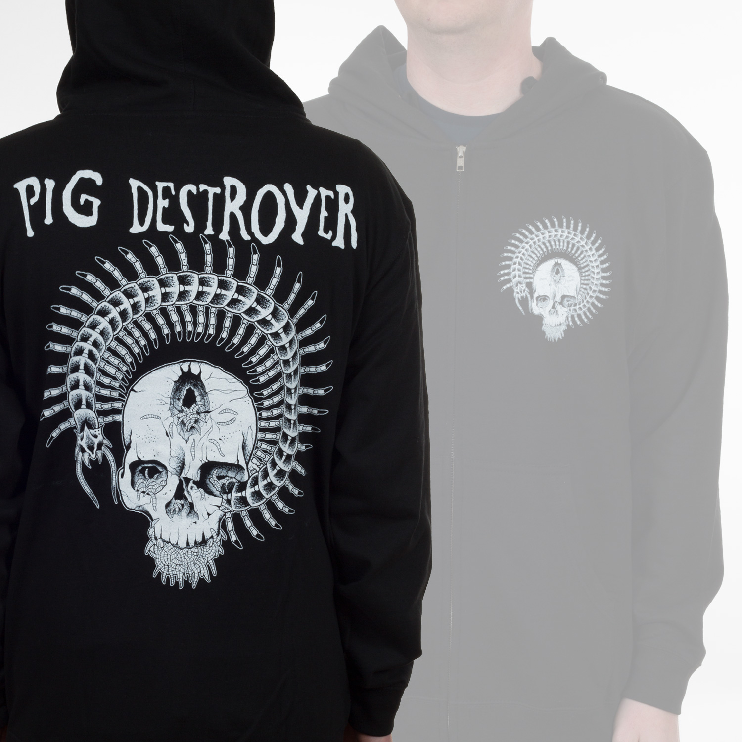 Pig Destroyer "Prescott" Zip Hoodie - Pig Destroyer