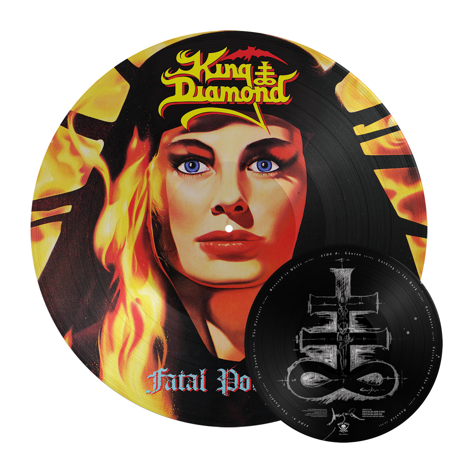 King Diamond "Fatal Portrait (Picture Disc)" 12" - Metal Blade Records