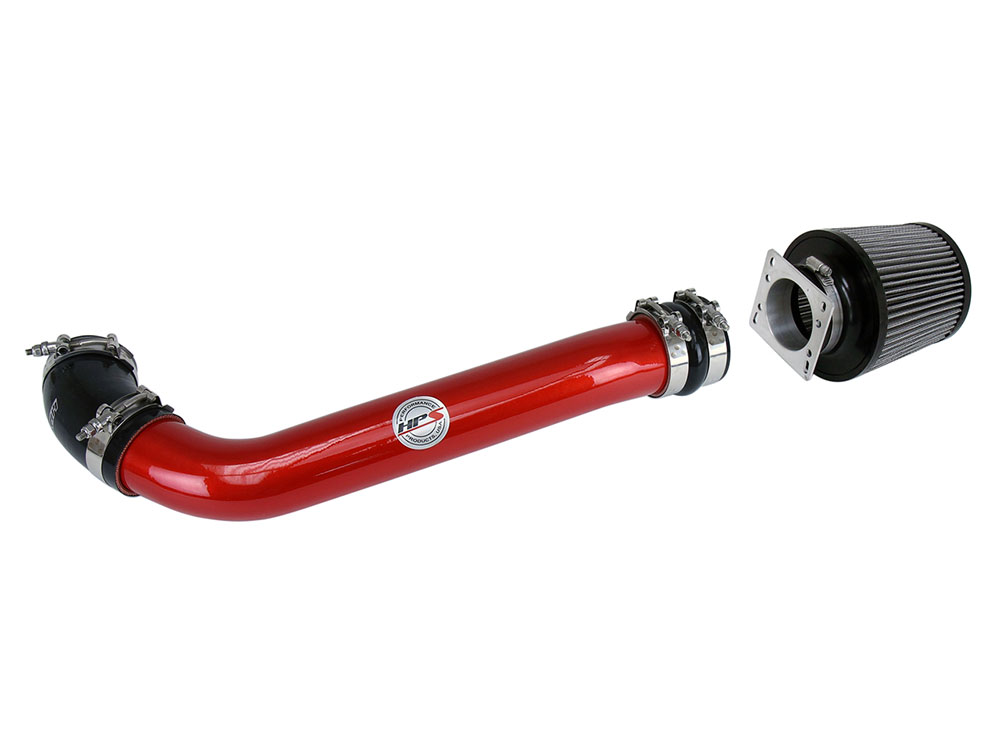 HPS Shortram Air Intake Kit for Toyota 89-95 4Runner 22RE 2.4L RED 91 ...