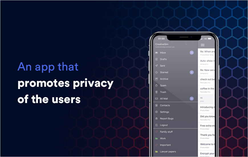 Protonmail App: The secured email app