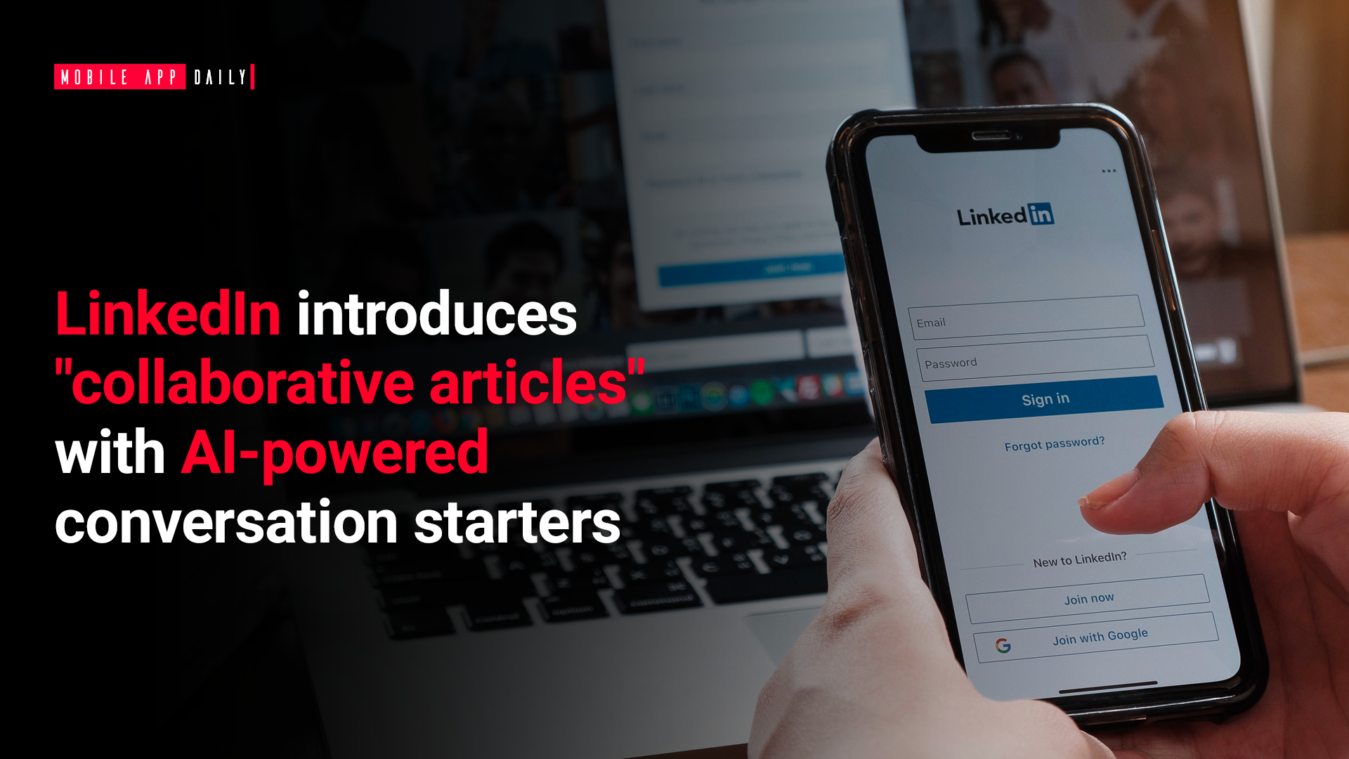 LinkedIn has introduced a new feature called "collaborative articles"