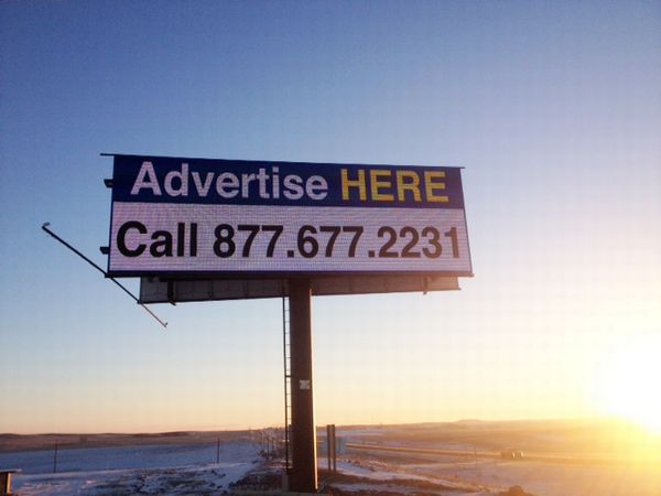M SPACE Digital Billboard - billboard for rent in Alexander, ND 516299