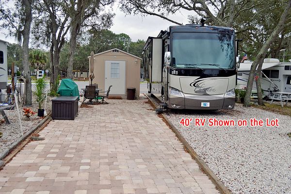 Deeded RV Lot in Gated Community Pavers, Shed - RV lot for sale in ...