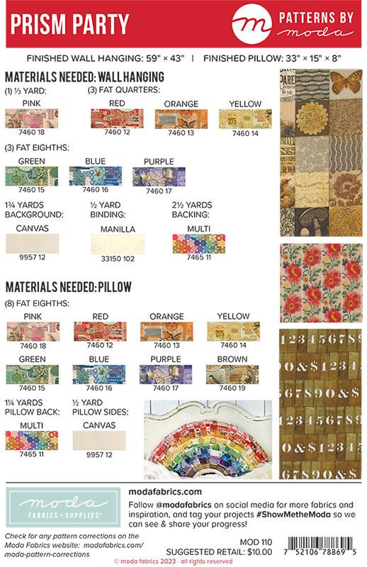 Prism Party G* MOD 110 MODA#1 at Moda Fabrics + Supplies