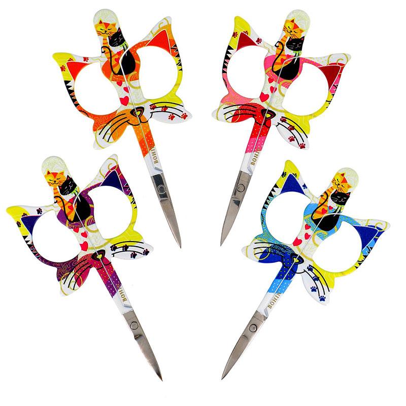 Embroidery Scissors Cats 4" 98546 Bohin#12 at Moda Fabrics + Supplies