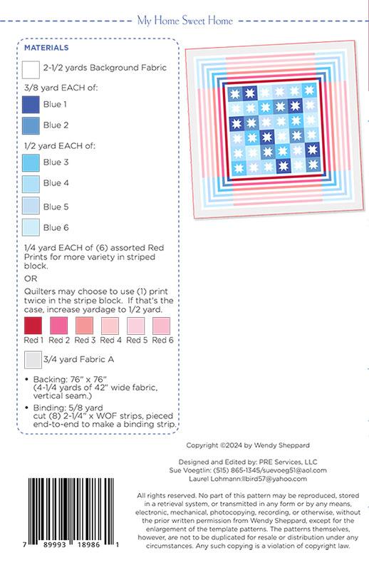 My Home Sweet Home WS 81 Wendy Sheppard##1 at Moda Fabrics + Supplies