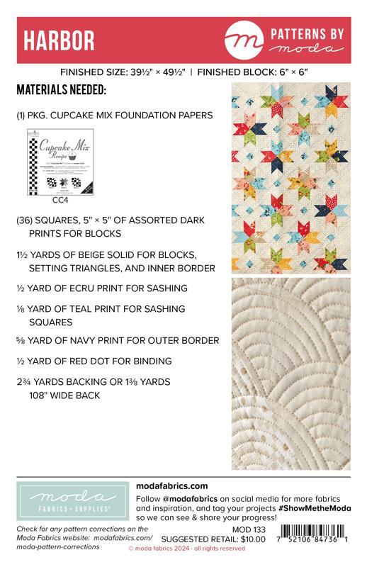 Harbor * MOD 133 MODA#1 at Moda Fabrics + Supplies