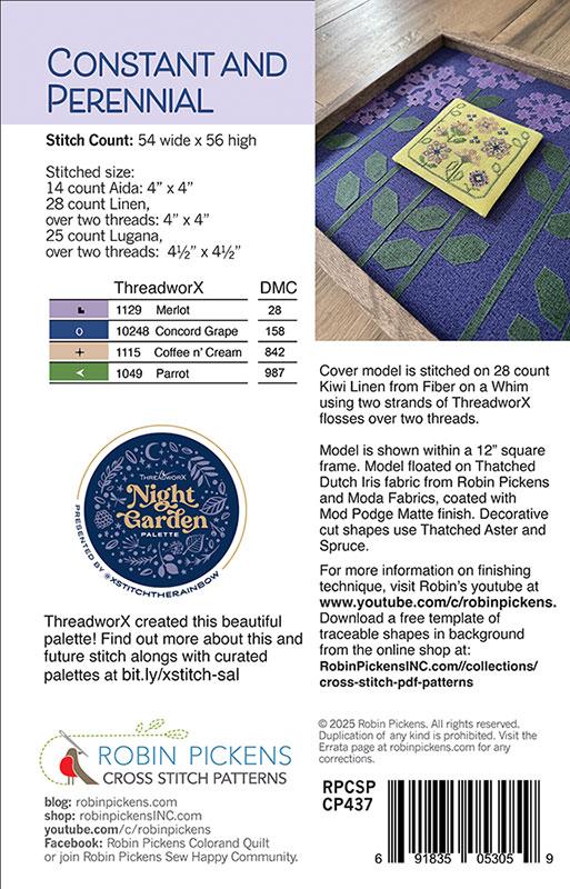 Constant and Perennial RPCS CP437 Robin Picken#1 at Moda Fabrics + Supplies