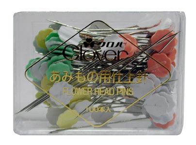 Flower Head Pins Boxed 2506 Clover#6 at Moda Fabrics + Supplies