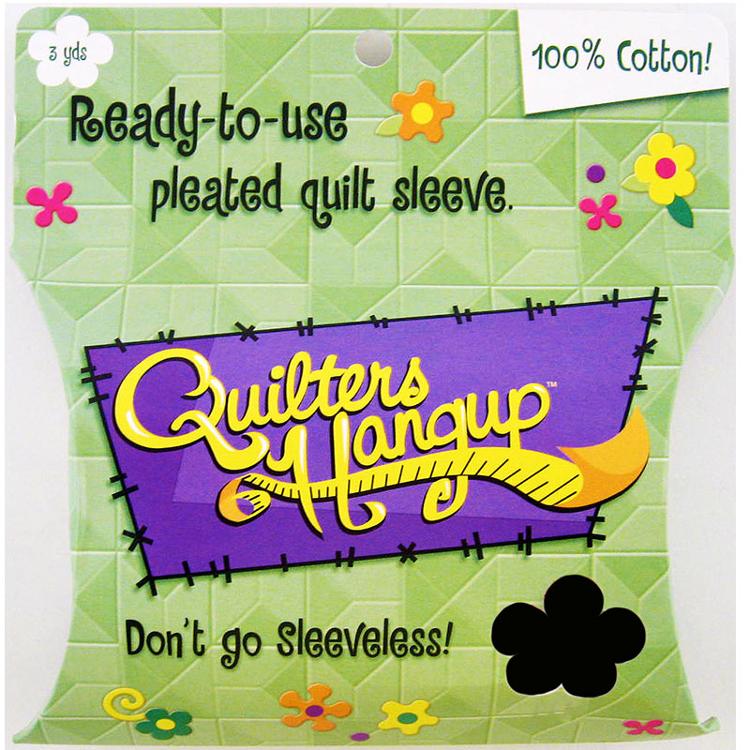 Quilt Sleeve Black 4" x 3yds QH300B Quilters Hangup#1 at Moda Fabrics ...
