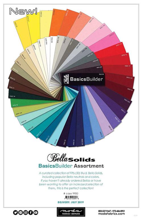 Moda Fabrics + Supplies Bella Solids