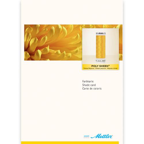 Poly Sheen Color Chart 100982 Mettler#1 at Moda Fabrics + Supplies