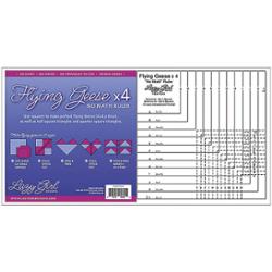 Flying Geese x 4 Ruler FGX4 Lazy Girl Design#1 at Moda Fabrics + Supplies