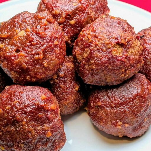 Modernmeal Tempeh Meatballs with Sweet and Smoky BBQ Sauce